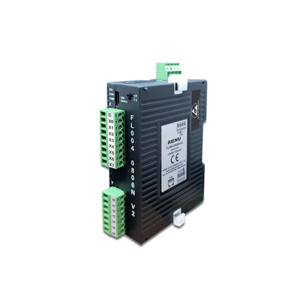 DIN rail PLC - FL004-0806N-V2 - Renu Electronics GmbH - micro / 8-I ...