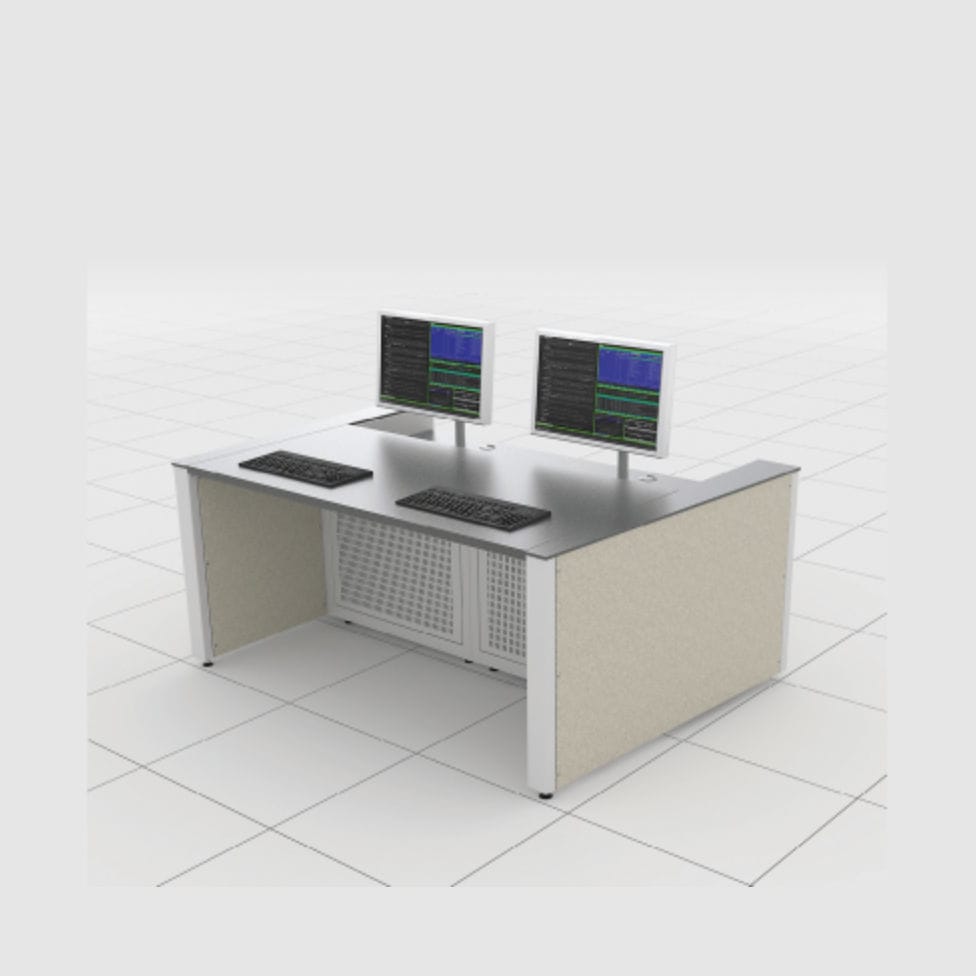 Industrial workstation - PDM Classic - ZPAS - for control rooms / modular
