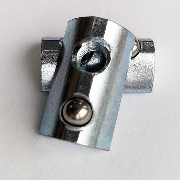 T-shaped nut - M6 - CNC-STEP GmbH & Co. KG - galvanized / fixed