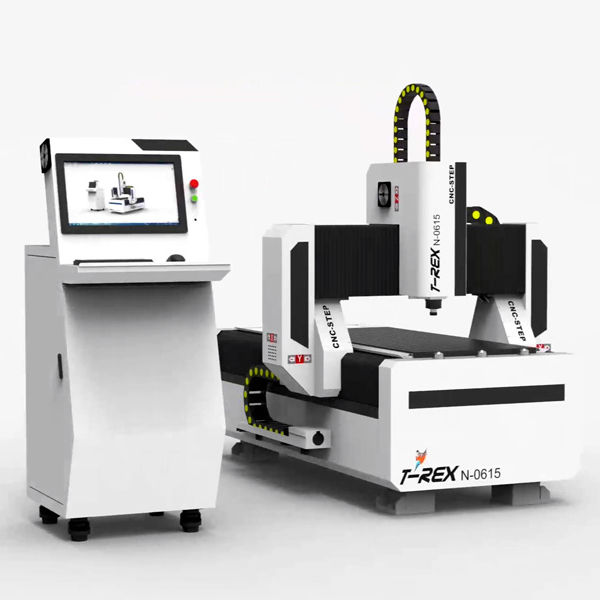3-axis CNC milling machine - T-Rex N-0615 - CNC-STEP GmbH & Co. KG ...