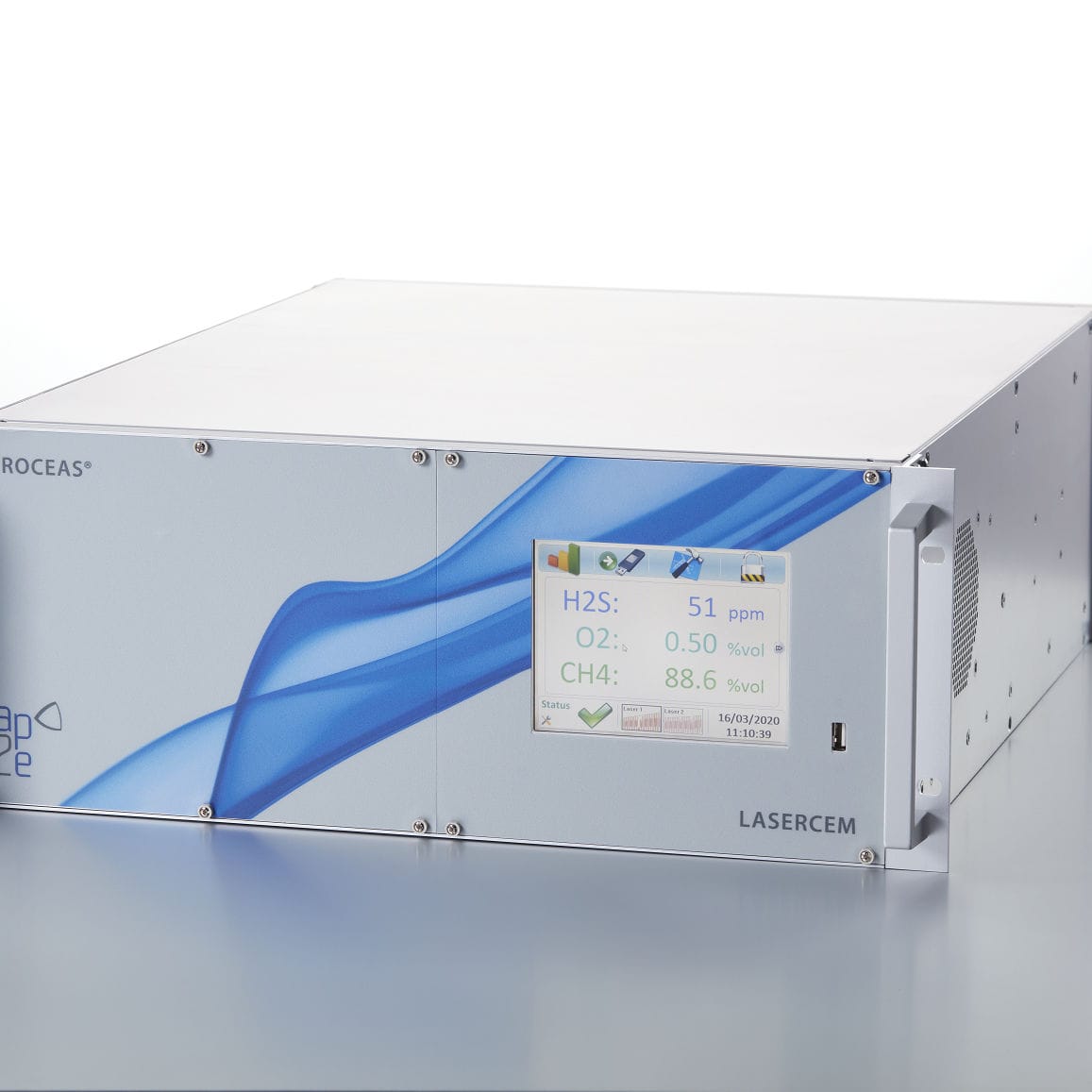 Biogas analyzer - ProCeas® - AP2E - oxygen / carbon dioxide / methane