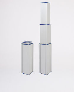 Lifting column for medical applications - MAC1 series - Movetec A/S - industrial / 3-stage / low ...