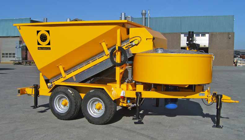 Mobile concrete batching plant - B1800 - fibo intercon - compact