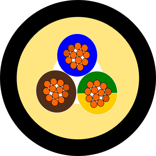 Power cable - FR2OR - Spina Group - insulated / underground / flexible