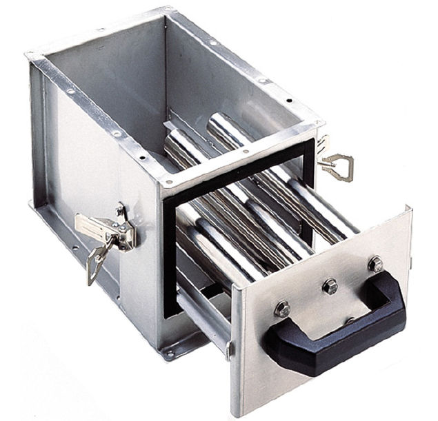 Particle separator - GLM 1/300 - Virto Group - magnetic grate