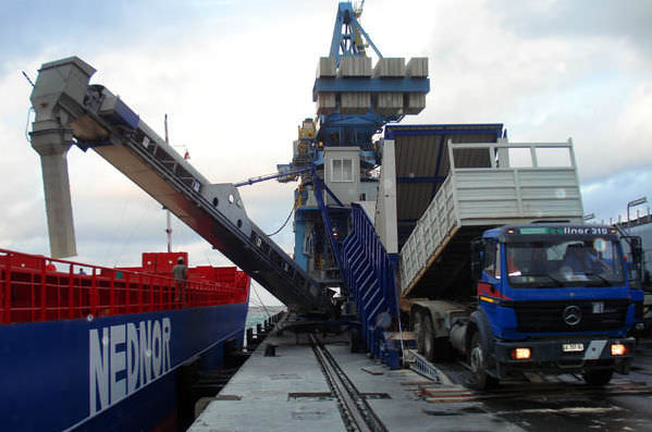 Bulk material ship loader - Shiploader - EUROMECC