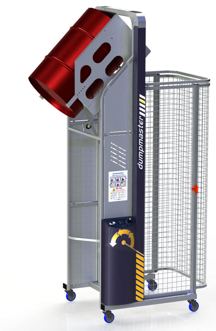 Mechanical tipping station - max. 200 l, max. 1 500 mm | Dumpmaster ...