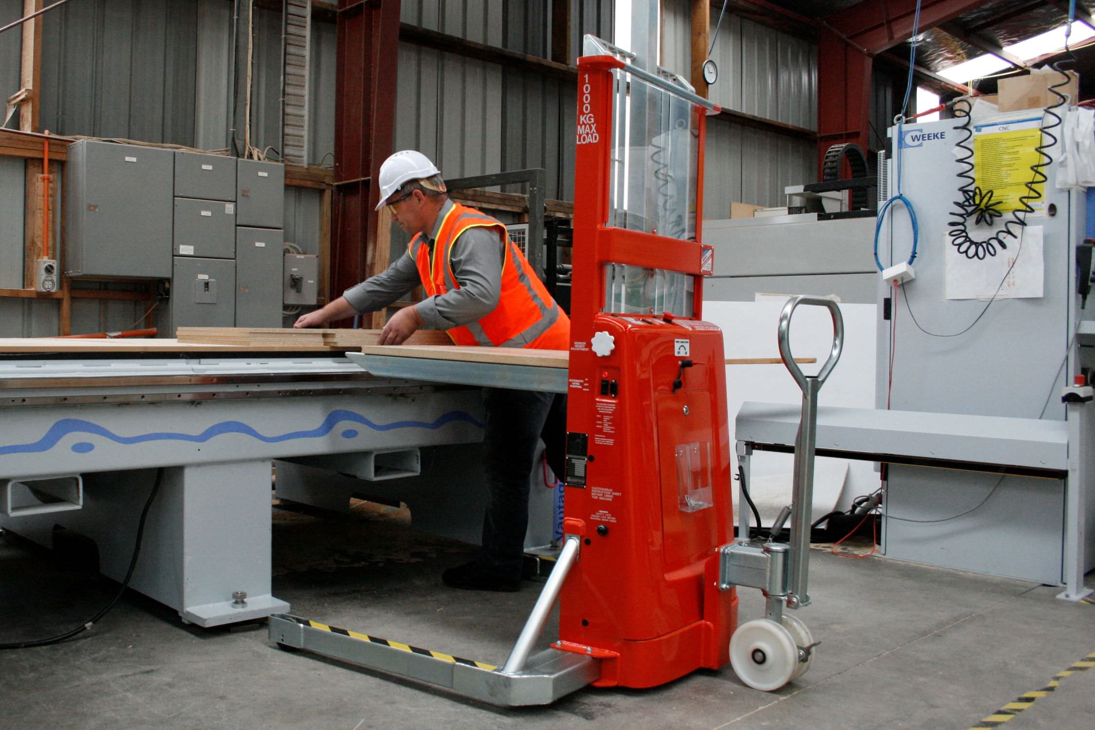 Semi-electric stacker truck - Quikstak® - Simpro Handling Equipment ...