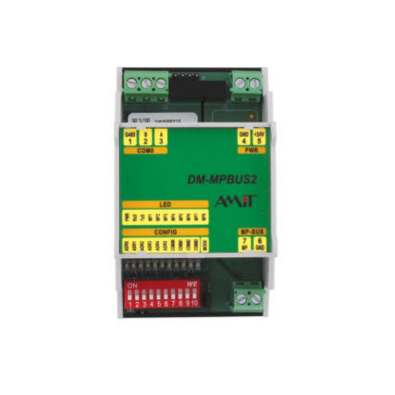 Communications converter - DM-MPBUS2 - AMiT, spol. s r.o. - protocol / RS-485 / Modbus RTU
