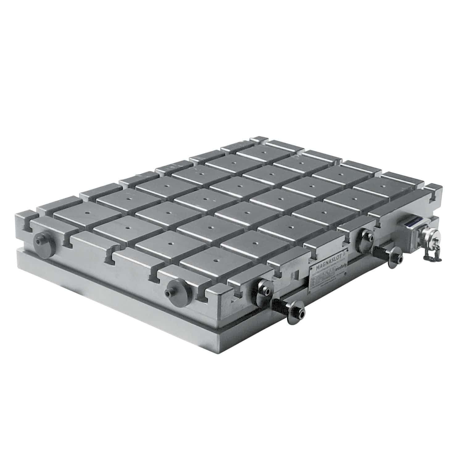 Magnetic chuck with T-slots - Magnaslot 75T - Assfalg GmbH - electro ...