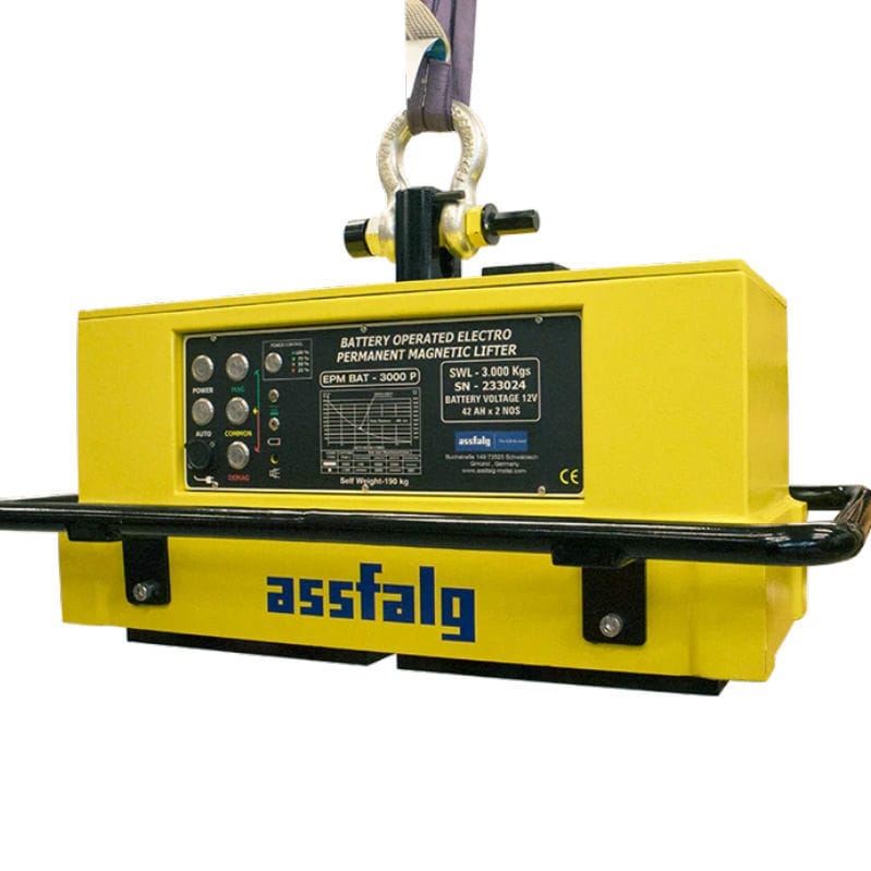 Battery-operated electro-permanent lifting magnet - EPMB series ...