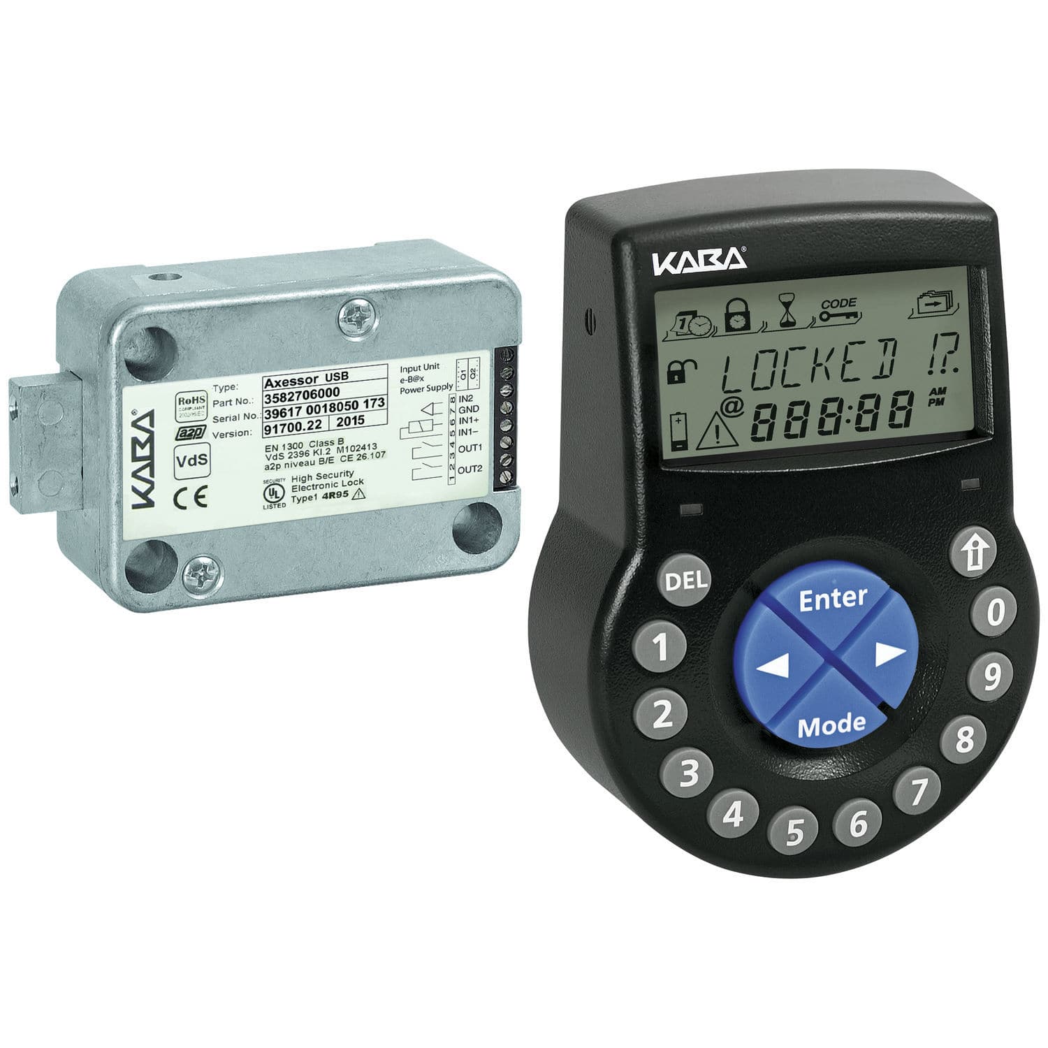 Bolt lock - Axessor - dormakaba - electronic / for door