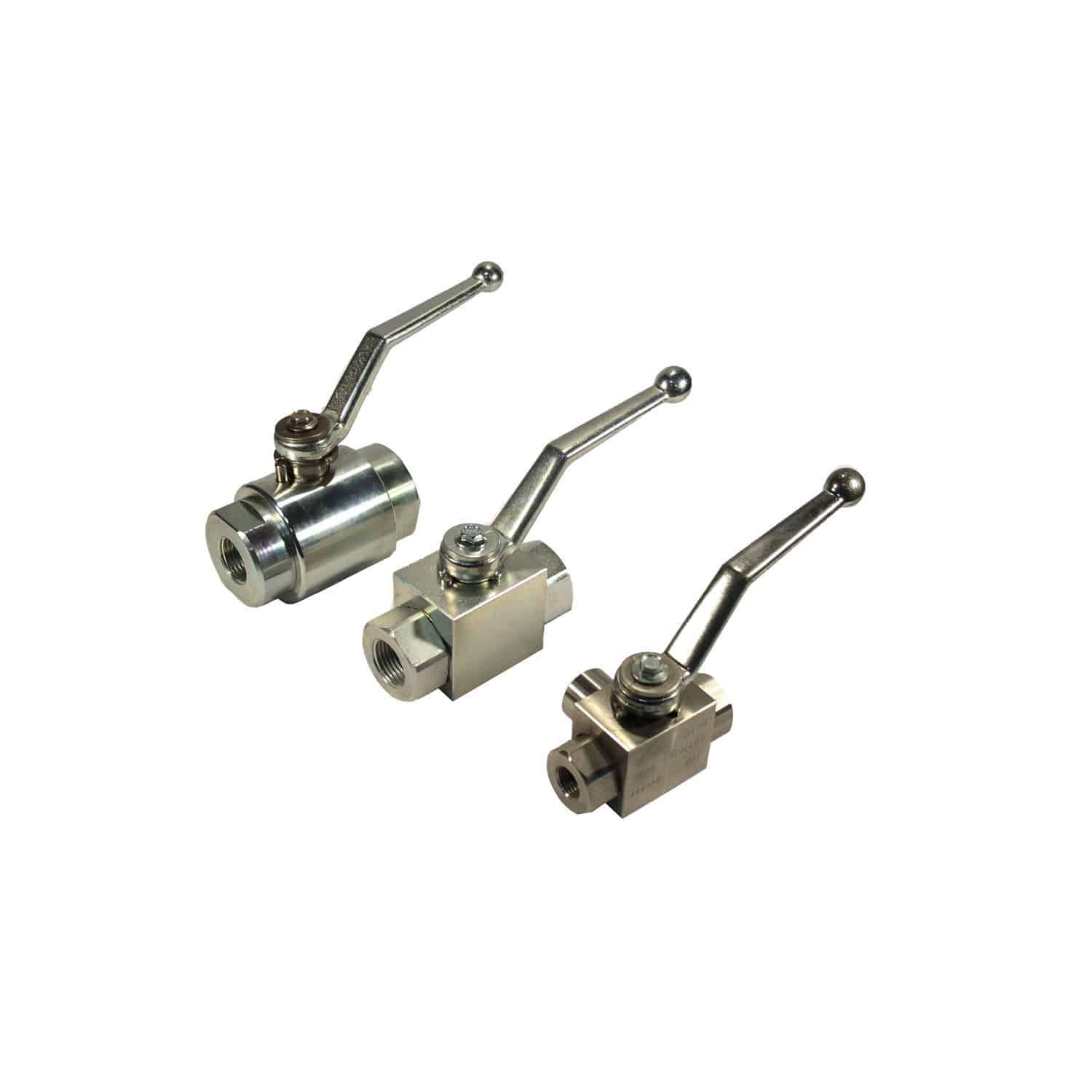 Floating ball valve - S20 - Redfluid SL - lever / for water / for oil