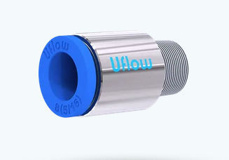 Pneumatic fitting - VO series - UFLOW AUTOMATION - socket / threaded ...