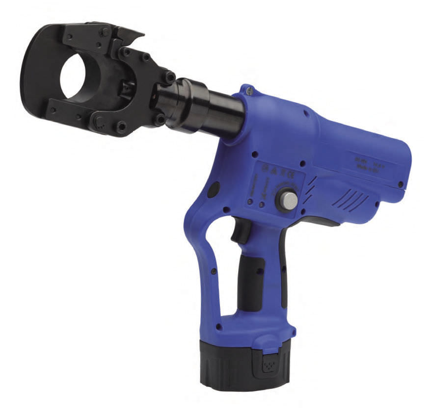 Hydraulic cable cutter - EA 50-600 KCM - MECATRACTION - battery-powered ...