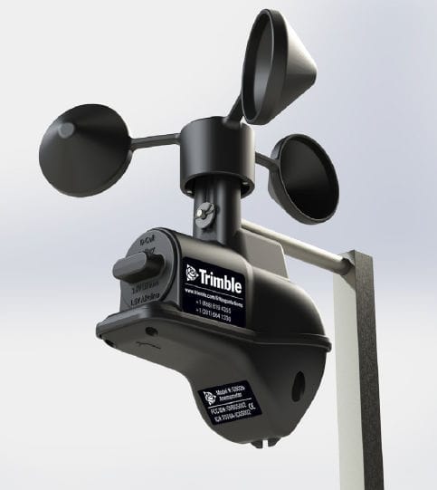 Cup anemometer - GS026 - Trimble - wireless