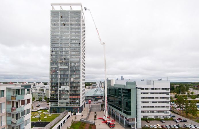 Crawler spider lift - HLA series - Bronto Skylift Oy Ab - electric / diesel