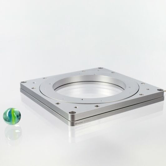 Rotary stage - SR-12012 - SmarAct GmbH - closed-loop / aluminum / open-loop