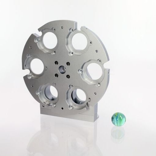 Motorized optical filter wheel - SFW-6-25.4 - SmarAct GmbH - for filters