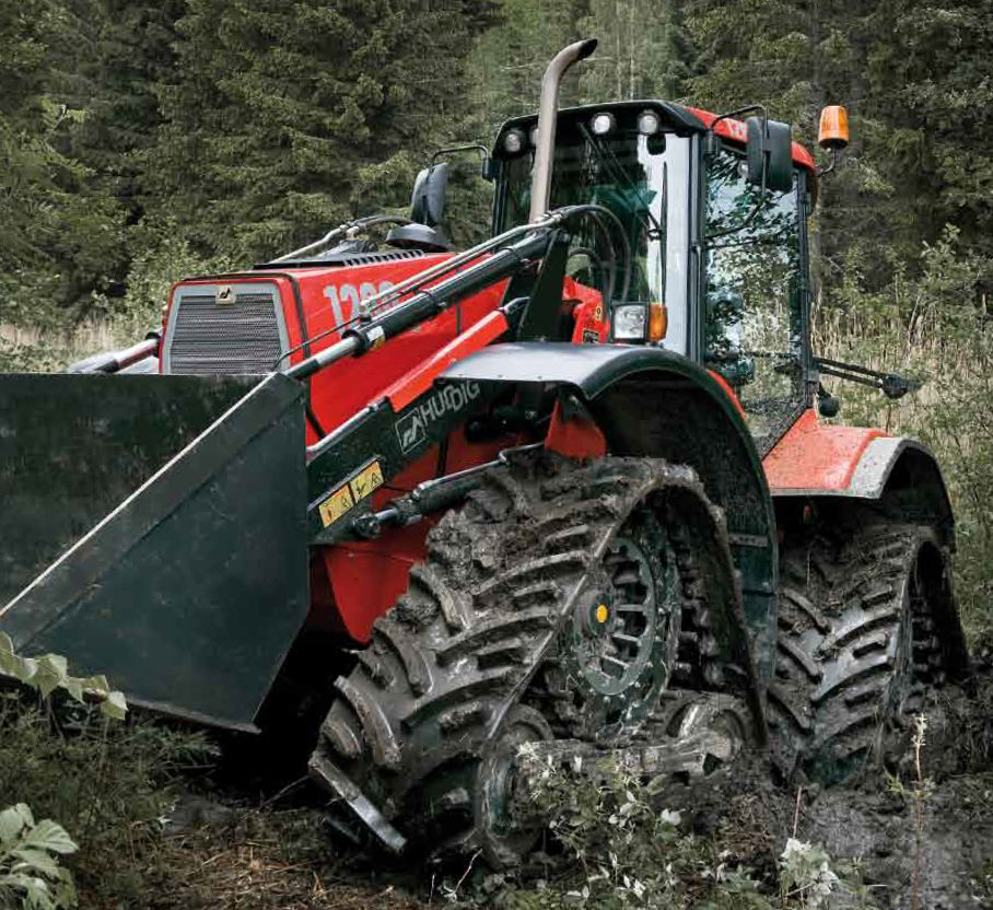 Articulated backhoe loader - 1260C Muddy Mary - Huddig AB