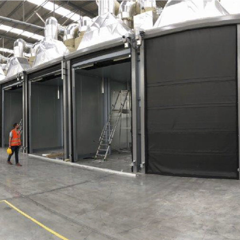 Roll up door - PUERTAS FERROFLEX SL - steel / class 2 / indoor