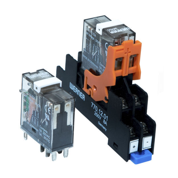24VDC electromechanical relay - 22 Series - Werner Electric GmbH ...