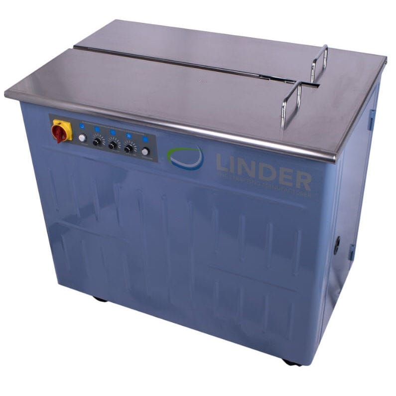 Semi-automatic strapping machine - BASIC+ - Linder GmbH - for cardboard ...