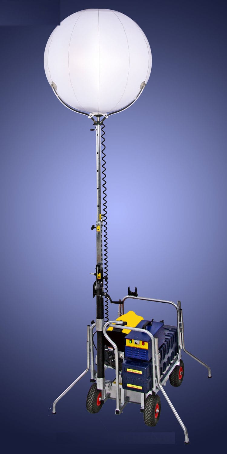 Halogen light ballon - LKH 2000 - Lumiair - with combustion engine