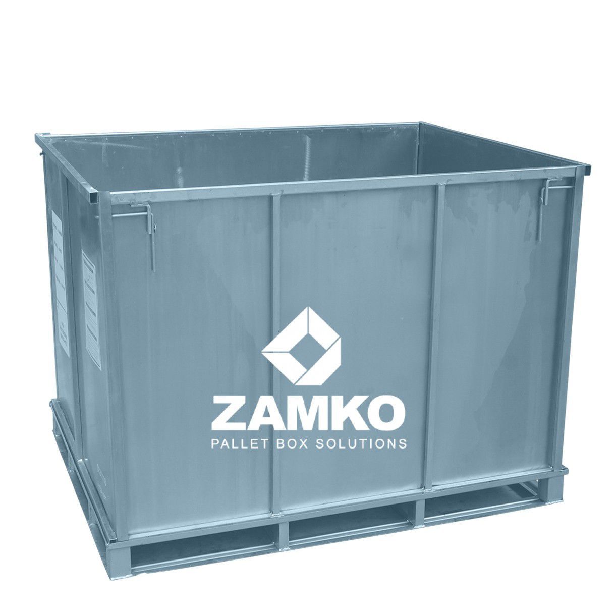 Steel pallet box - SIN.m95 - ZAMKO - transport / storage / handling
