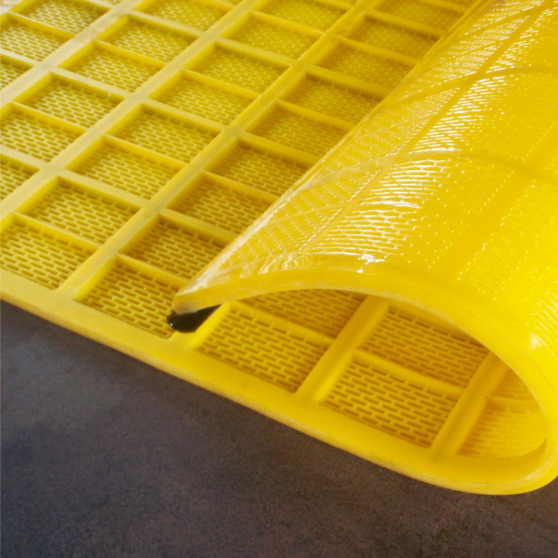 V-shaped screen plate - Progress Eco - polyurethane
