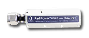 RF power meter - 6 GHz -RadiPower (RPR2006C) - Raditeq B.V. - USB