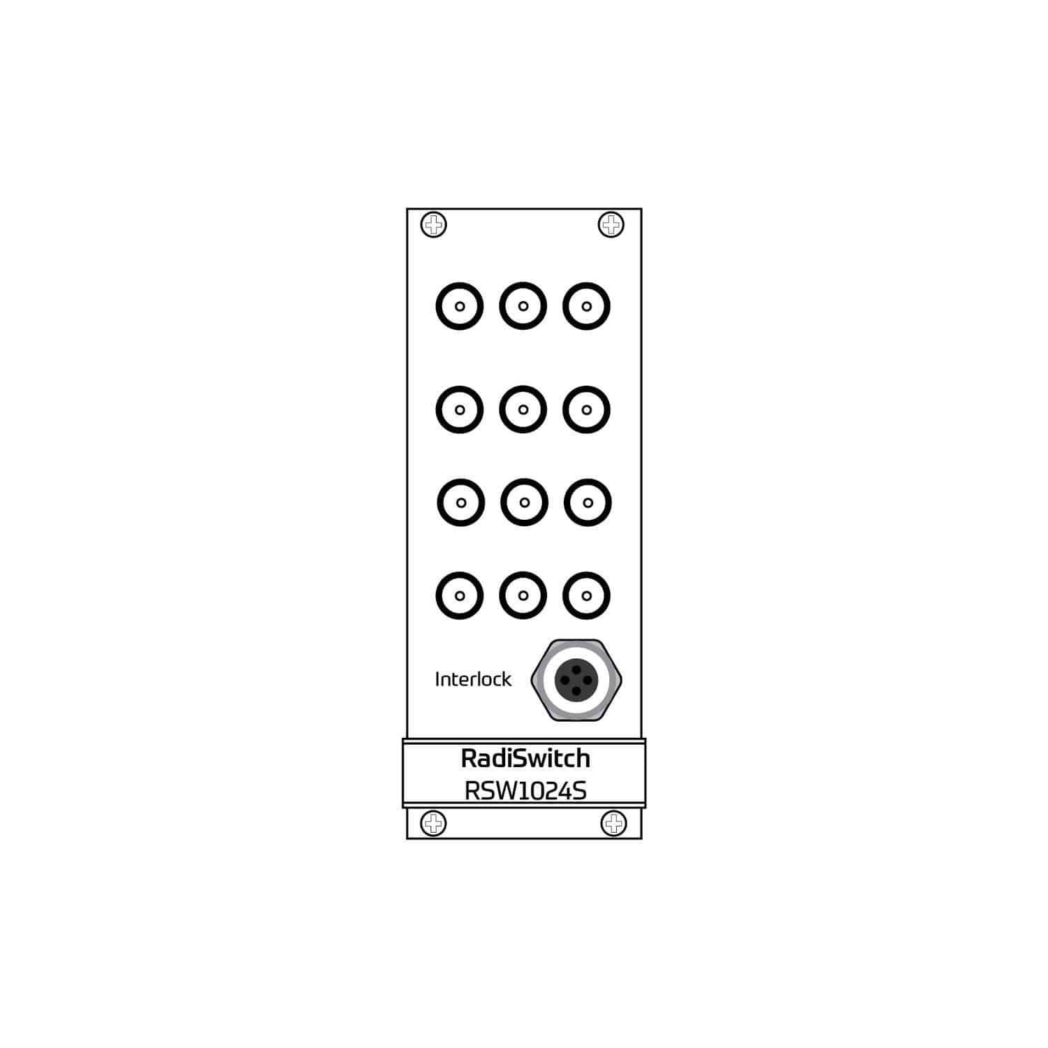Single-pole switch - RadiSwitch 4x SPDT, SMA - 18GHz (RSW1024S ...