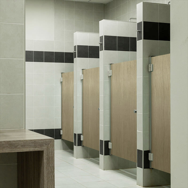 Floor-standing shower cubicle - HPL - GEKIPS