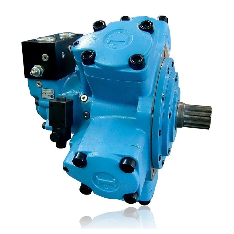 Radial piston hydraulic motor - IAC Series - Italgroup S.r.l. - double-displacement / two-speed