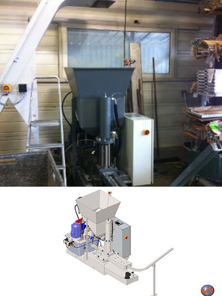 Stationary waste compactor - PM Series - SFH