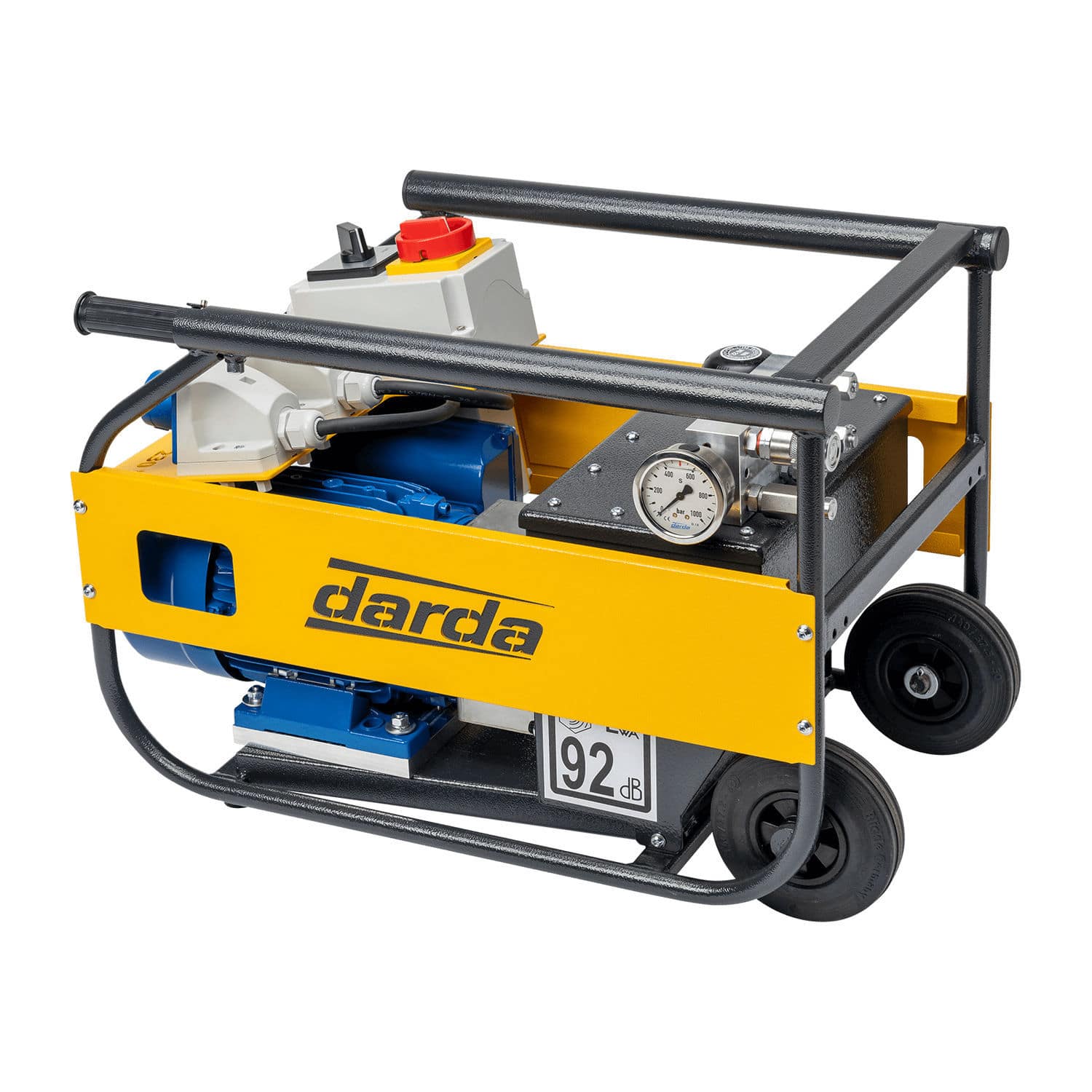 Electrically-powered hydraulic power unit - EP2 DUO - Darda GmbH - high-pressure / construction ...