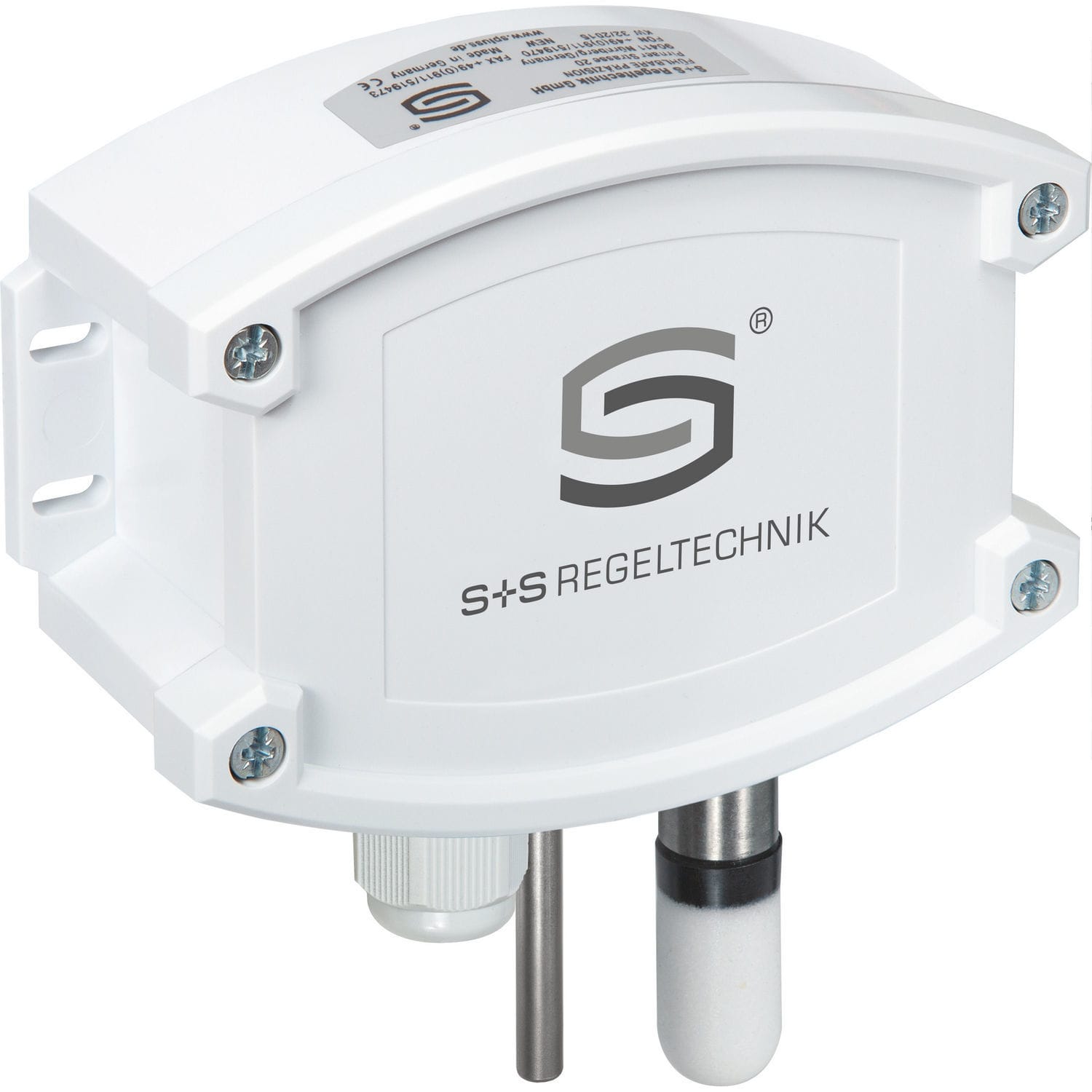 Wall-mount humidity and temperature sensor - AFTF-35-U/W LCD - S+S ...