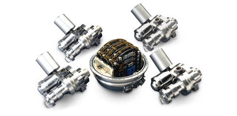 Hydraulic actuator - Moog Flo-Tork - linear / double-acting