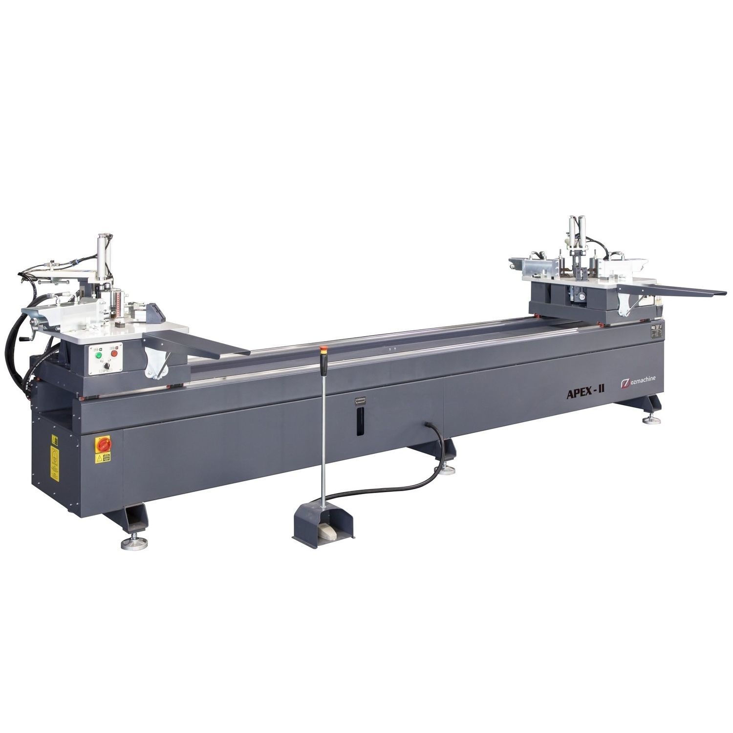 Aluminum profile corner crimping machine - APEX II - OZMACHINE ...