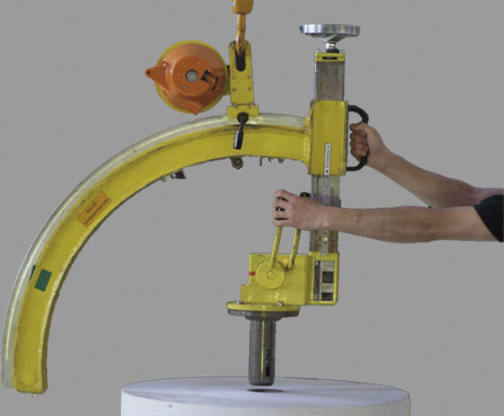Metal lifting and turning device with gripping tool - SW series ...