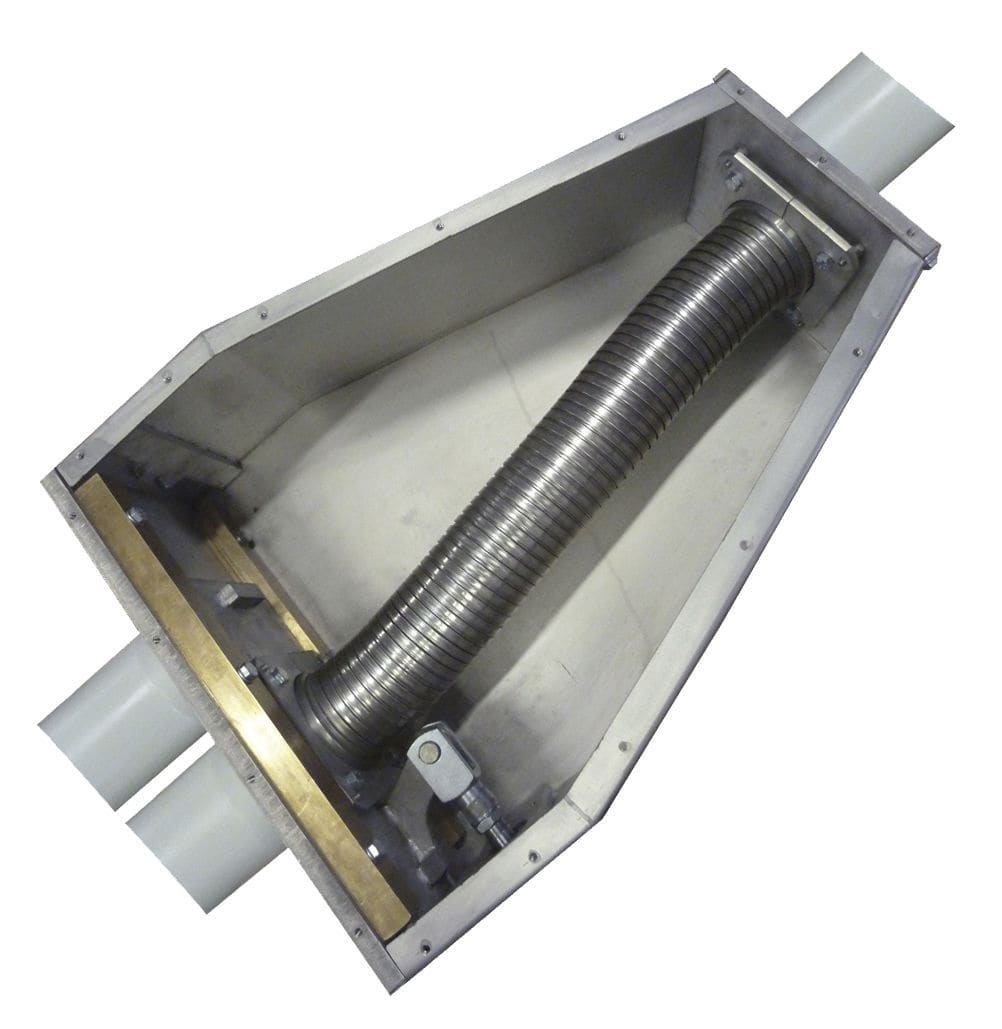 Pneumatic conveying diverter valve - VDF - COMAV - 2-way / ATEX