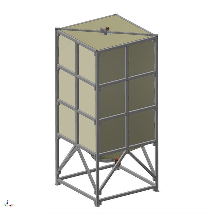 Storage tank - TREVIRA - COMAV - for food products / for granulates ...
