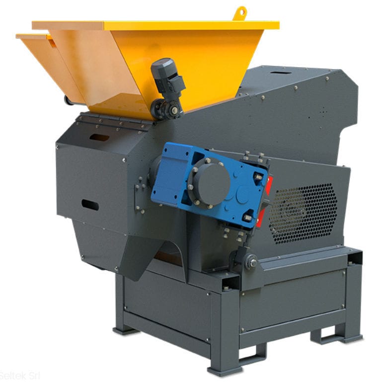 Primary shredder - PS series - SELTEK SRL - single shaft / paper / for ...