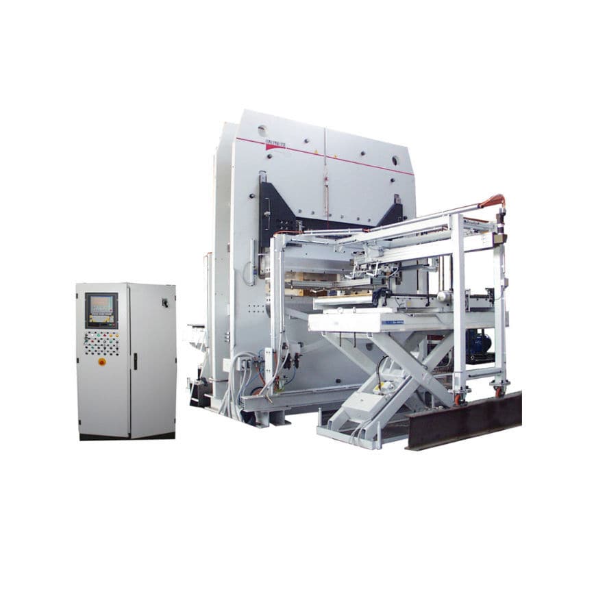 Hydraulic press line - GL - ITALPRESSE - for wood / for sheet metal ...