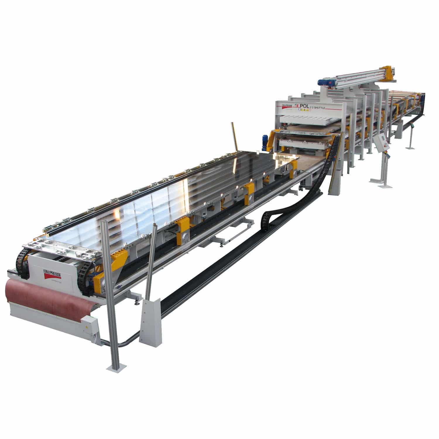 Automatic press line - ITALPRESSE - hot / fixed / with lateral loading ...