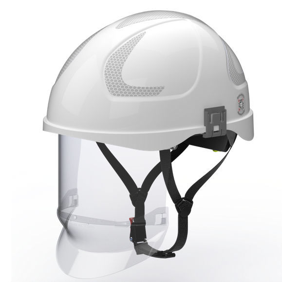 Electrician helmet - F111.WSE2 - Hubix Sp. z o.o. - EN 397 / EN 166 ...