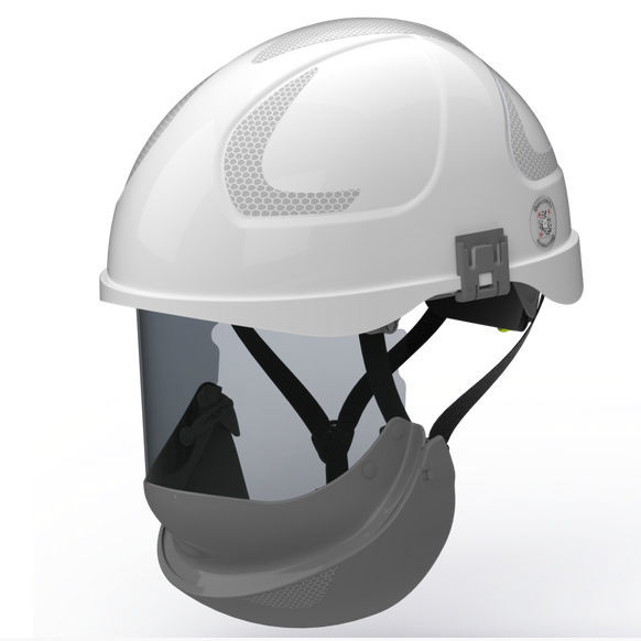 Electrician helmet - H114.WSE2 - Hubix Sp. z o.o. - EN 166 / impact ...