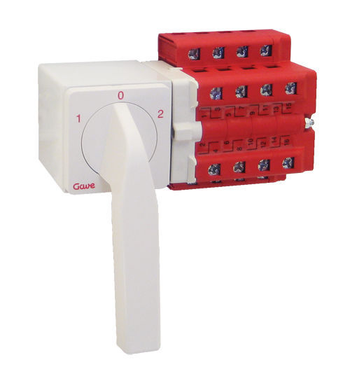 Manual changeover switch - GAVE ELECTRO - DIN rail