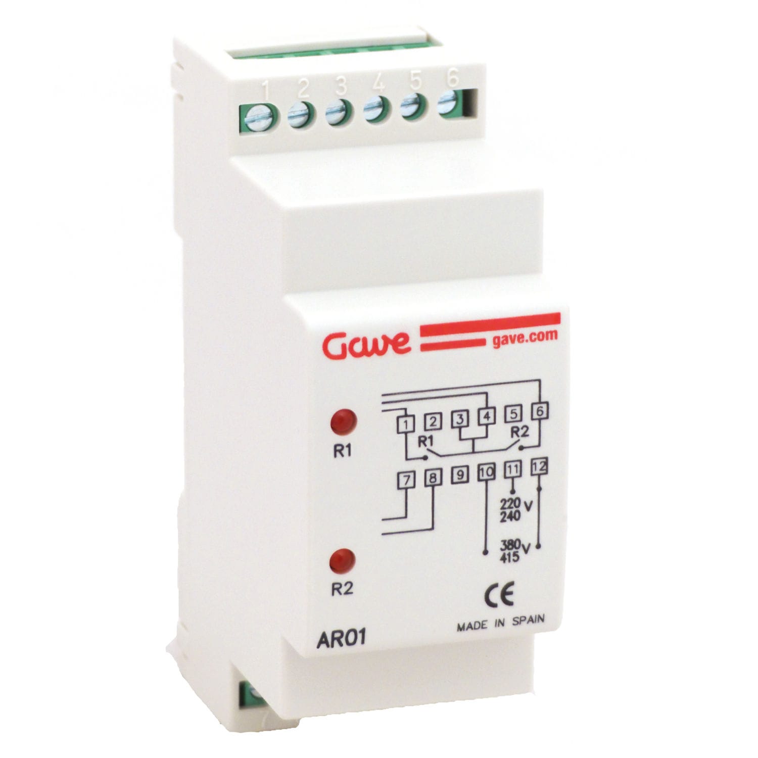 Electronic control relay - AR01 - GAVE ELECTRO