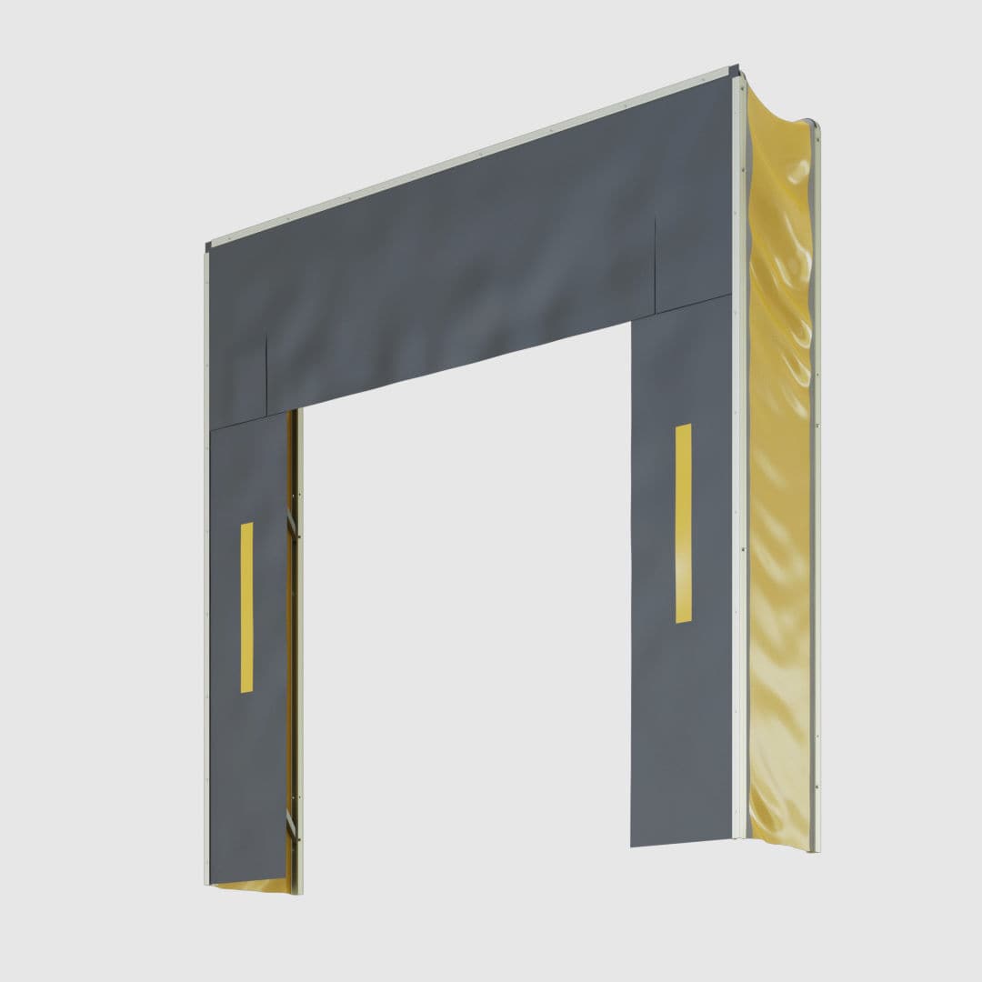 Retractable dock shelter - SG - TM Pedane srl - isothermal